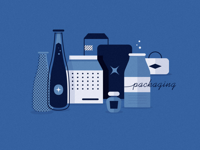 Blue Packaging by Martin Azambuja on Dribbble