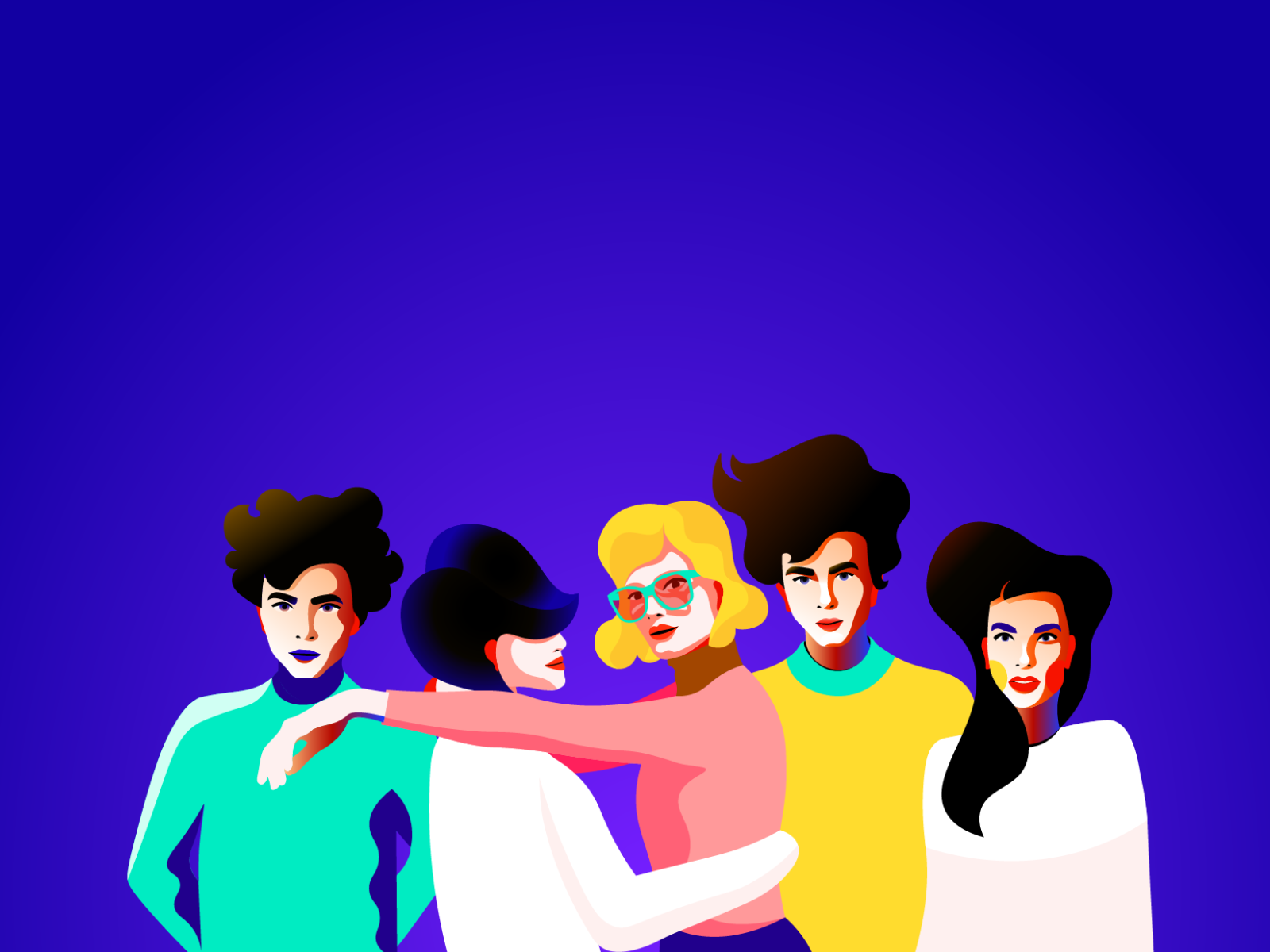 People by Diana Štěpničková on Dribbble