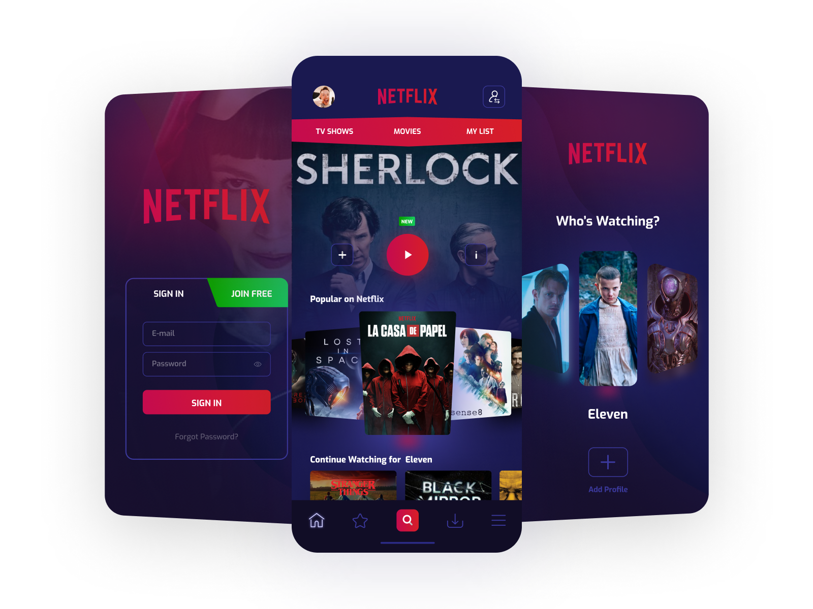 Netflix Redesign by Tolga Askin on Dribbble