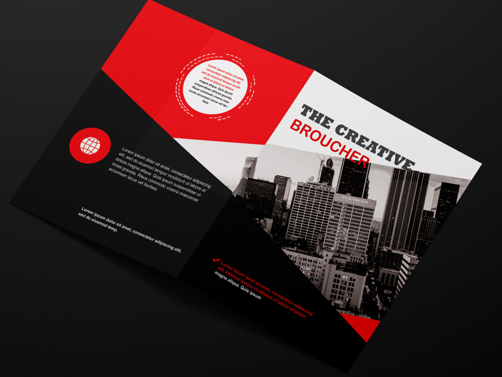 BI-FOLD BROUCHER by huma zahera on Dribbble