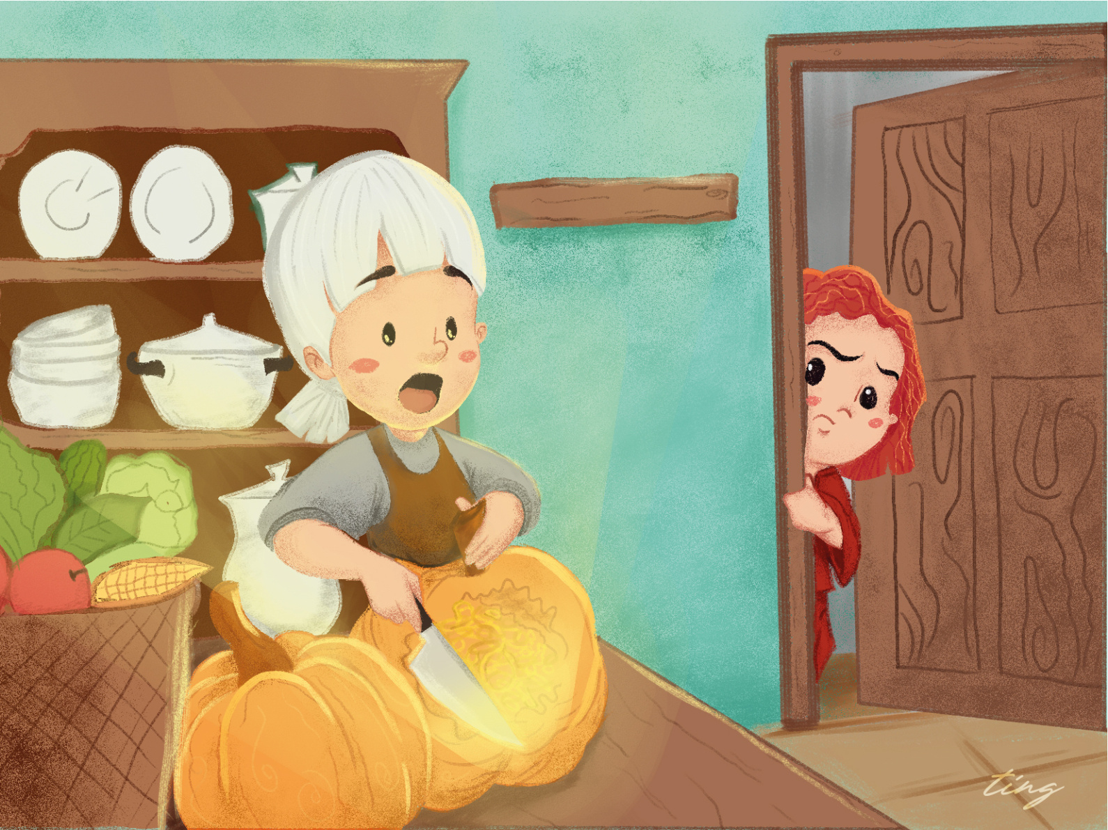 Bawang Merah dan Bawang Putih - Children Book Illustration by Tingting ...