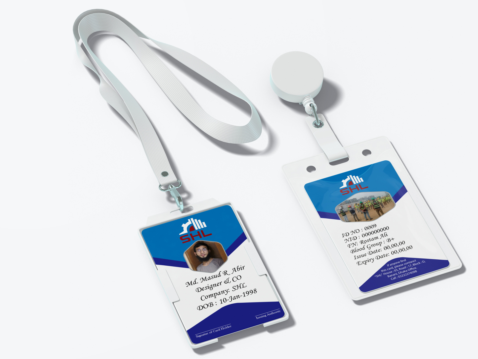 Professional ID Card Design by Sk Masud Abir on Dribbble