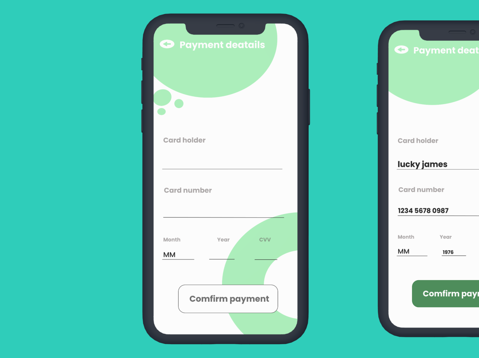 credit card app 1 by Joshua seun on Dribbble