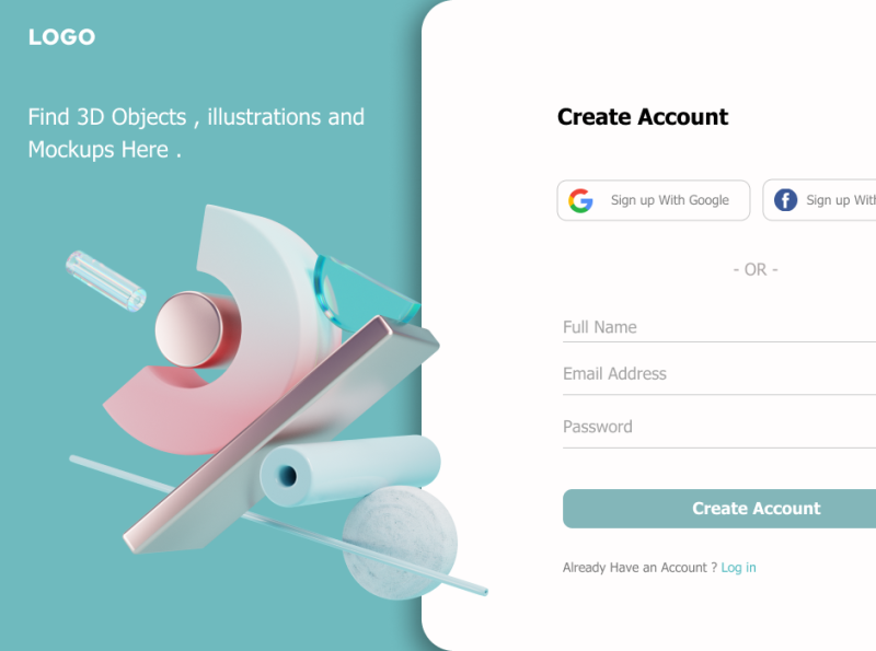 Dribbble - Sign up.png by Youssef Helmy