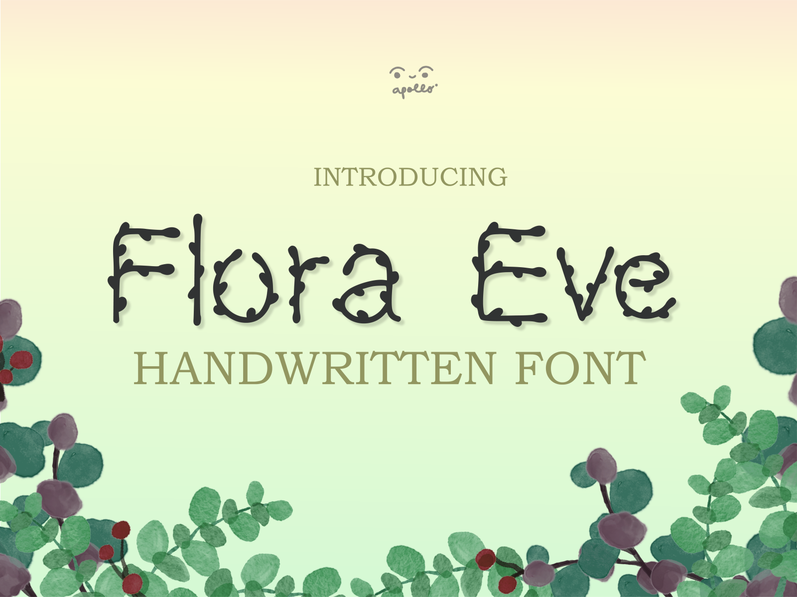 Flora Eve Font by apollo_no64 on Dribbble