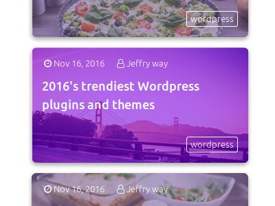 Parvaz - HTML Popular Posts Widget by DibaCode on Dribbble