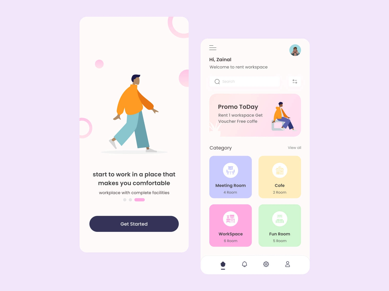 Coworking Space - Mobile App by Assabil Nur Alfiansyah on Dribbble Coworking Space - Mobile App by Assabil Nur Alfiansyah on Dribbble