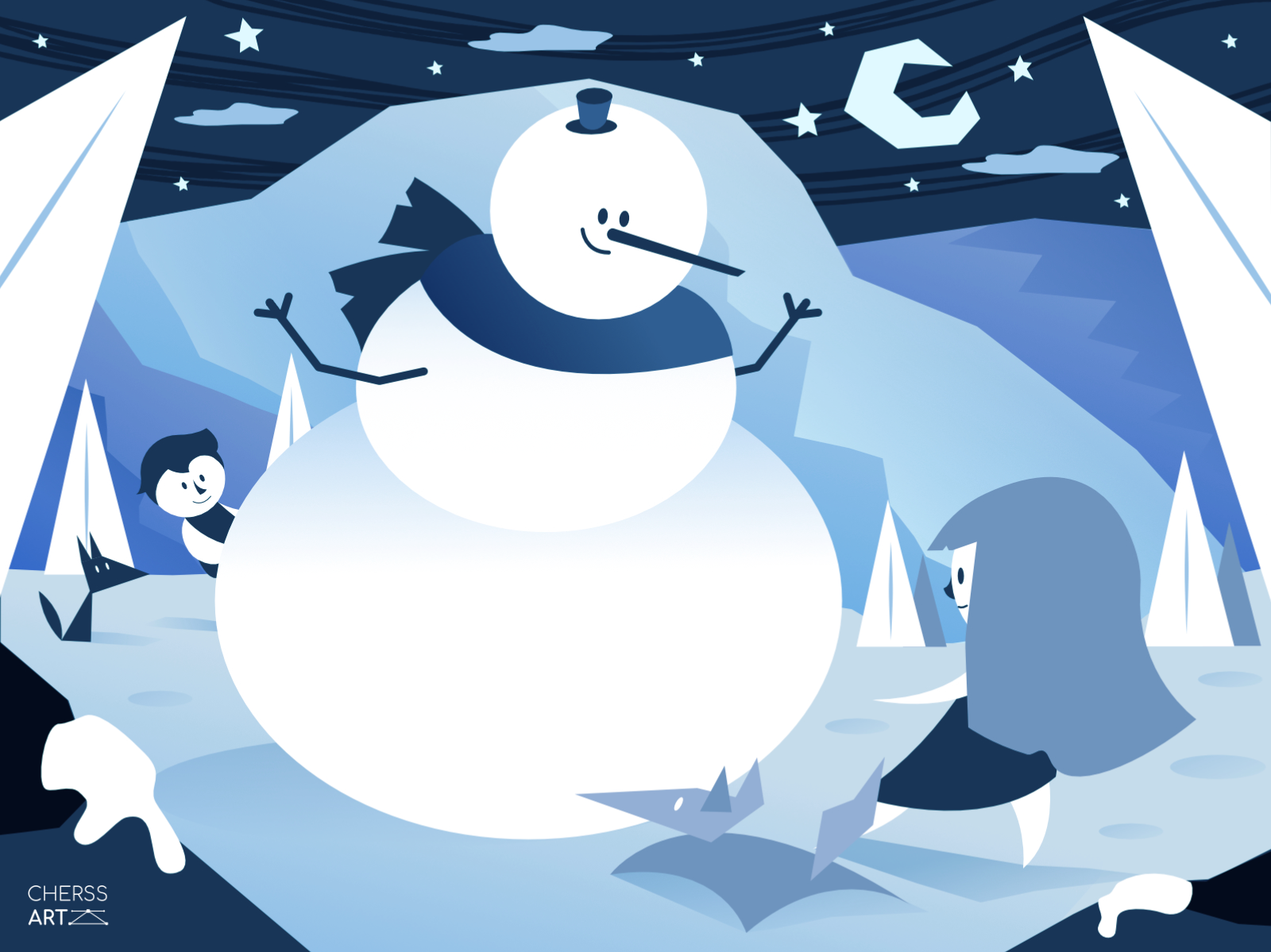 Frozen ️⛄️ by Jossué Chero | CherssStudio on Dribbble