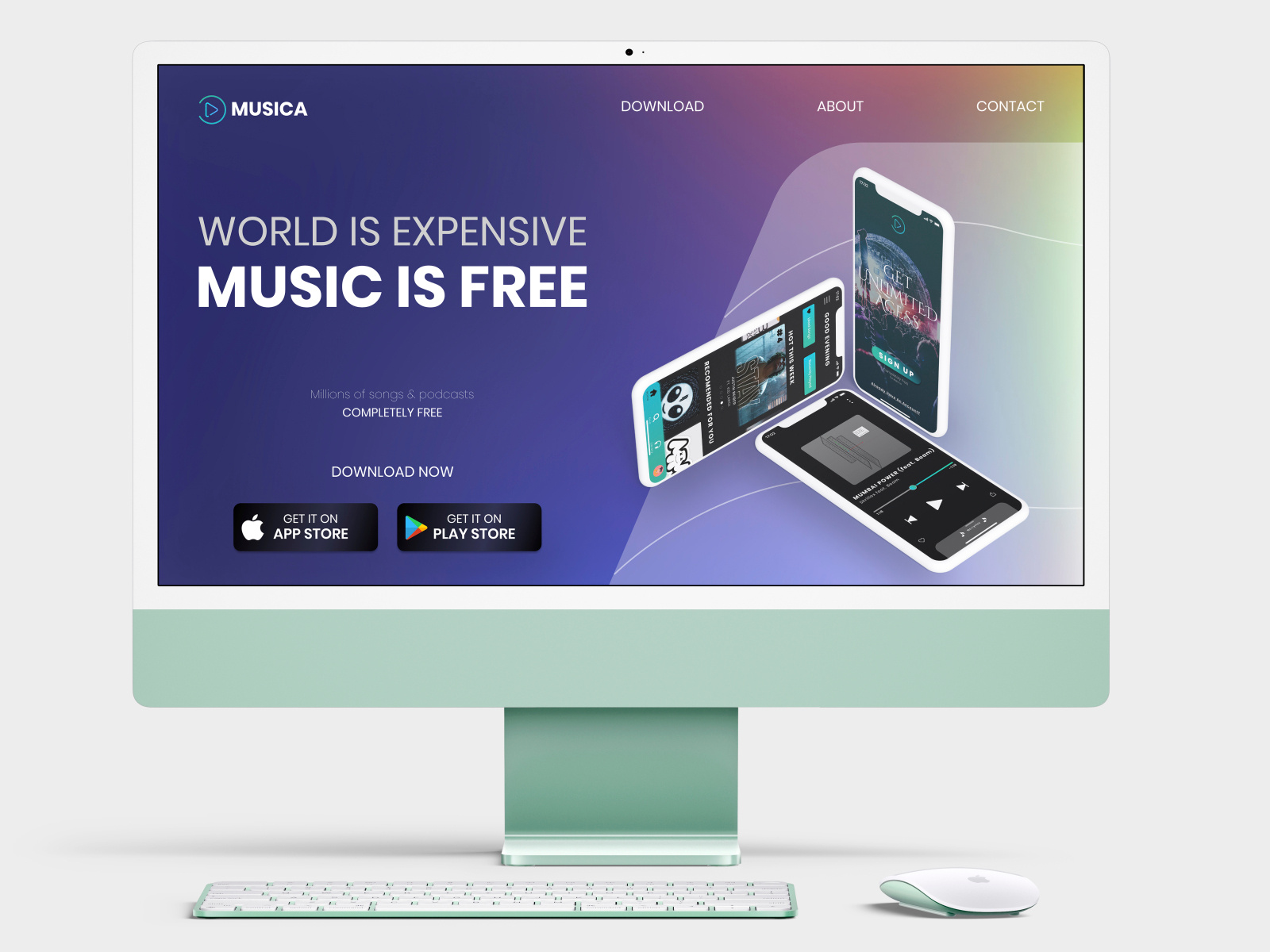 Landing Page UI Design by Aman Ranjit on Dribbble