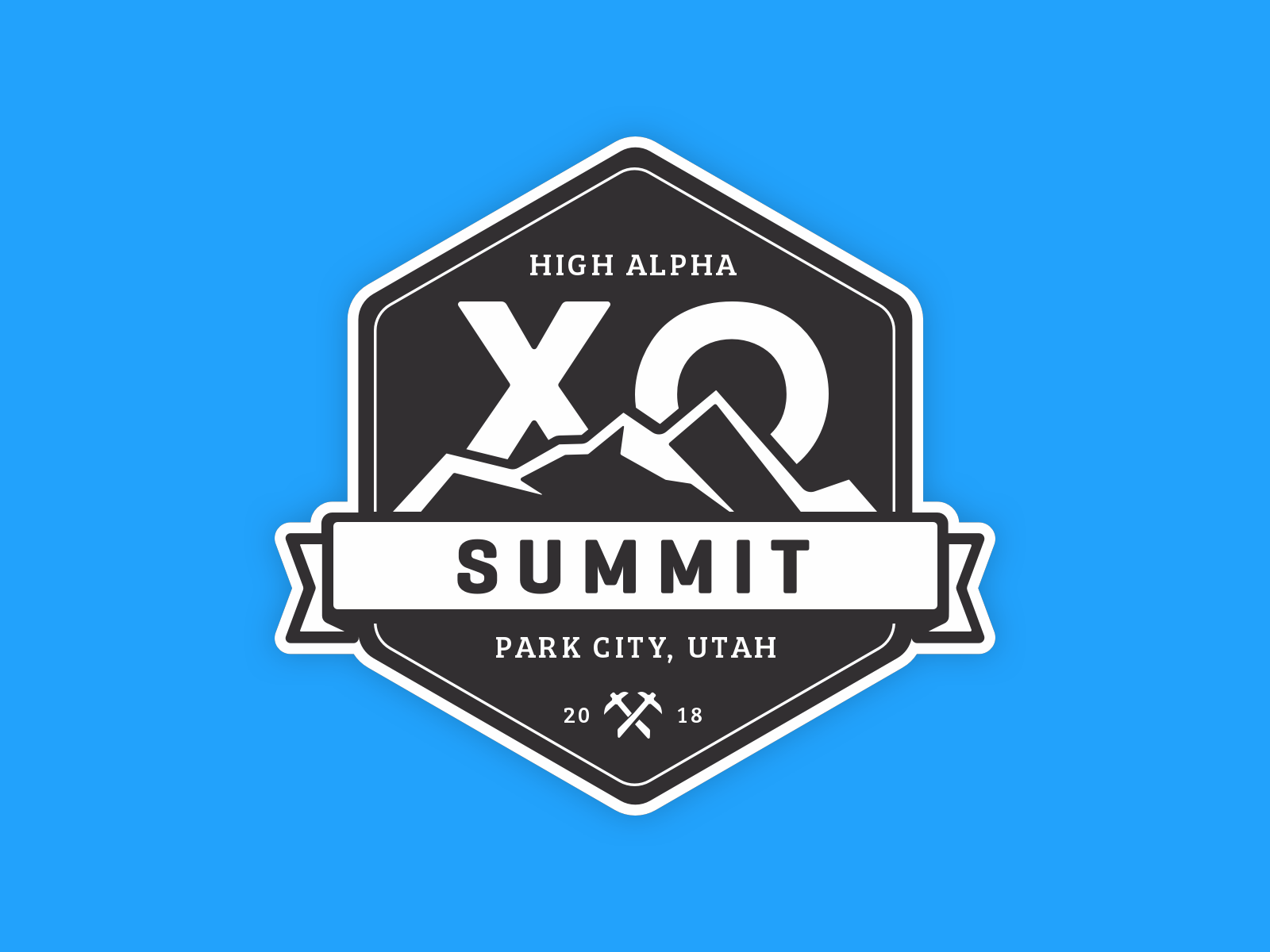 XO Summit Badge by Chad Hostetter for High Alpha on Dribbble