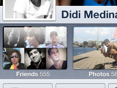 Facebook Timeline For iPhone by Didi Medina on Dribbble