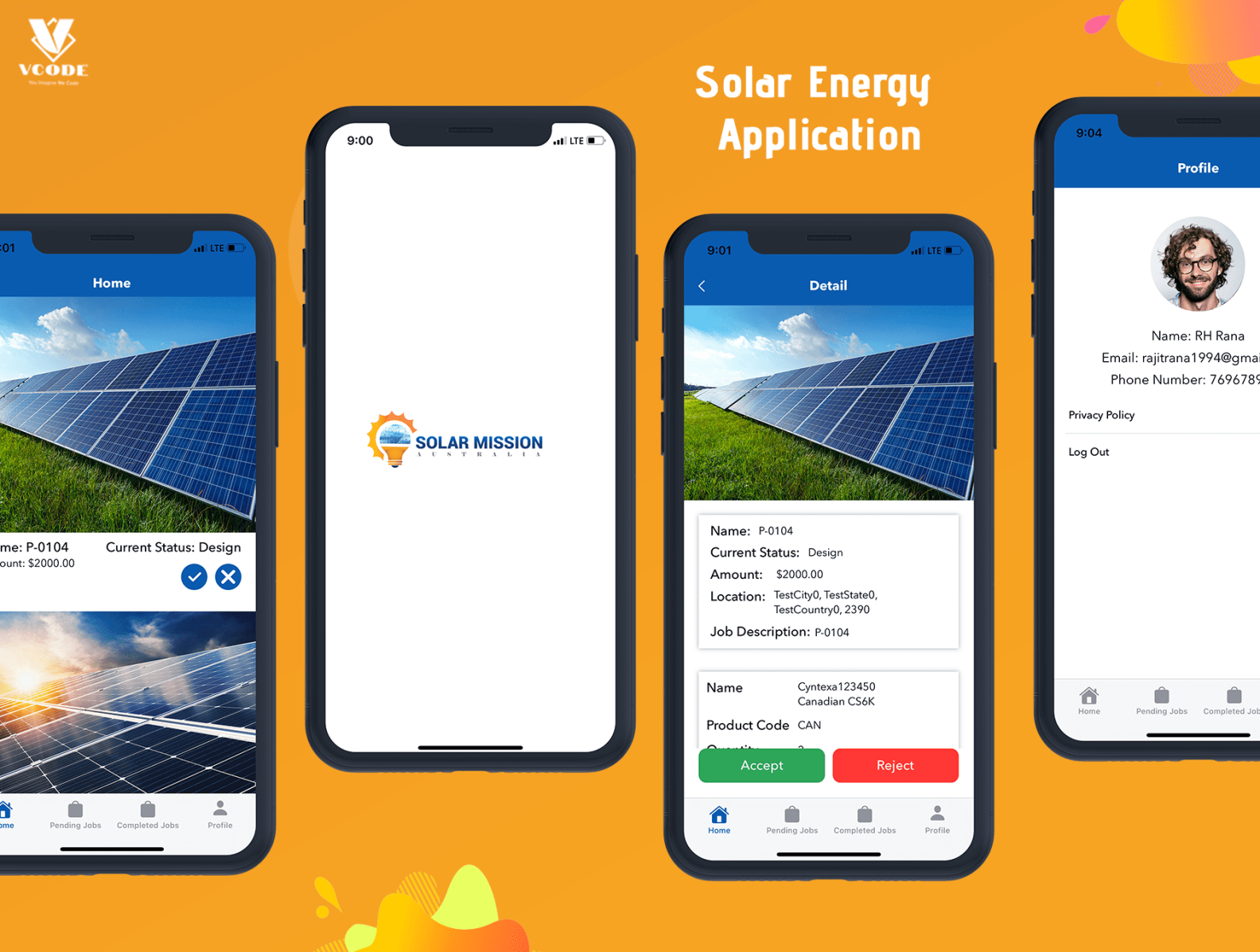 Solar Energy Application by VCODE IT Experts on Dribbble