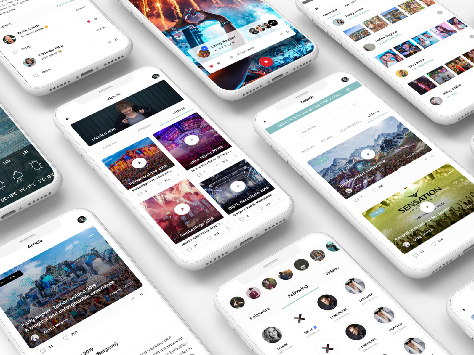 Application Design / UI Design by Leroy on Dribbble