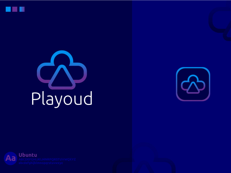 Playoud App Logo by Graphic Ins on Dribbble