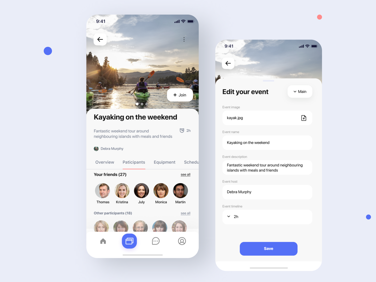 Social Networking Mobile App by VYTVIR on Dribbble