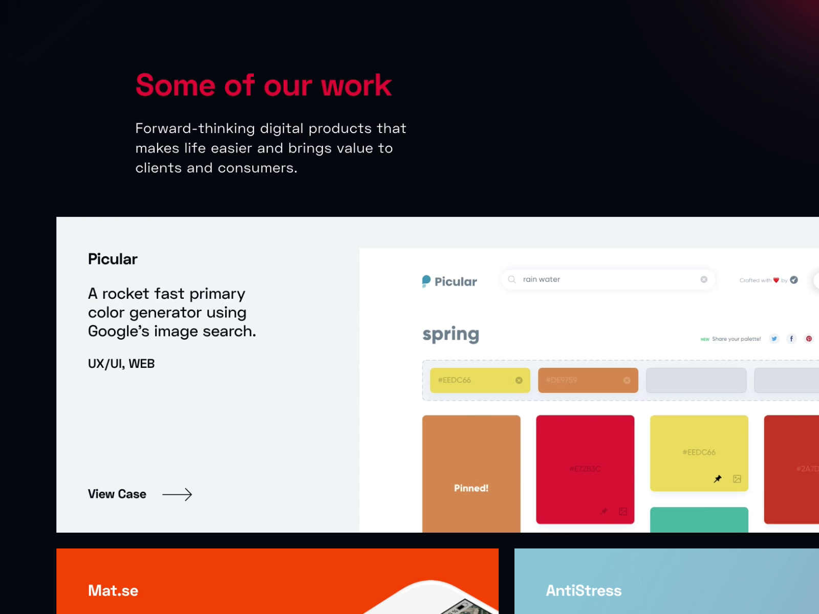 Case Cards Animation by Pontus Börjesson for Future Memories on Dribbble