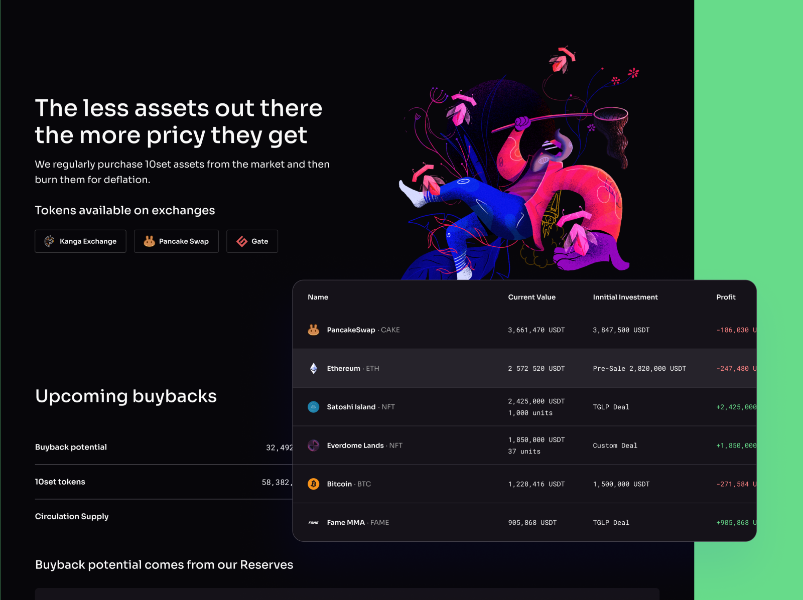 tenset.io landing page by Aleksander Sucheta on Dribbble