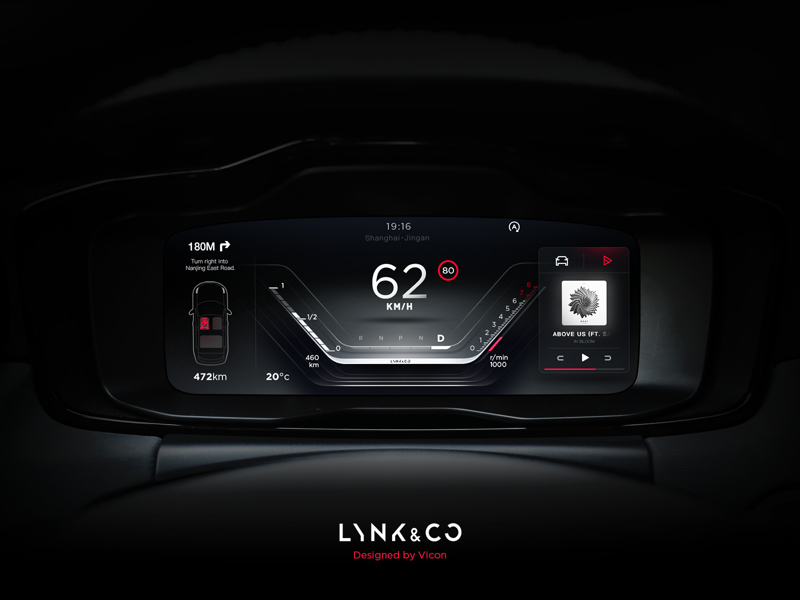 LYNK & CO Car UI by Vicon on Dribbble