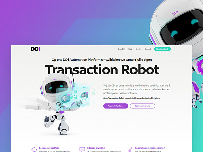 DDi introduces the Transaction Robot by Bernard Muller on Dribbble