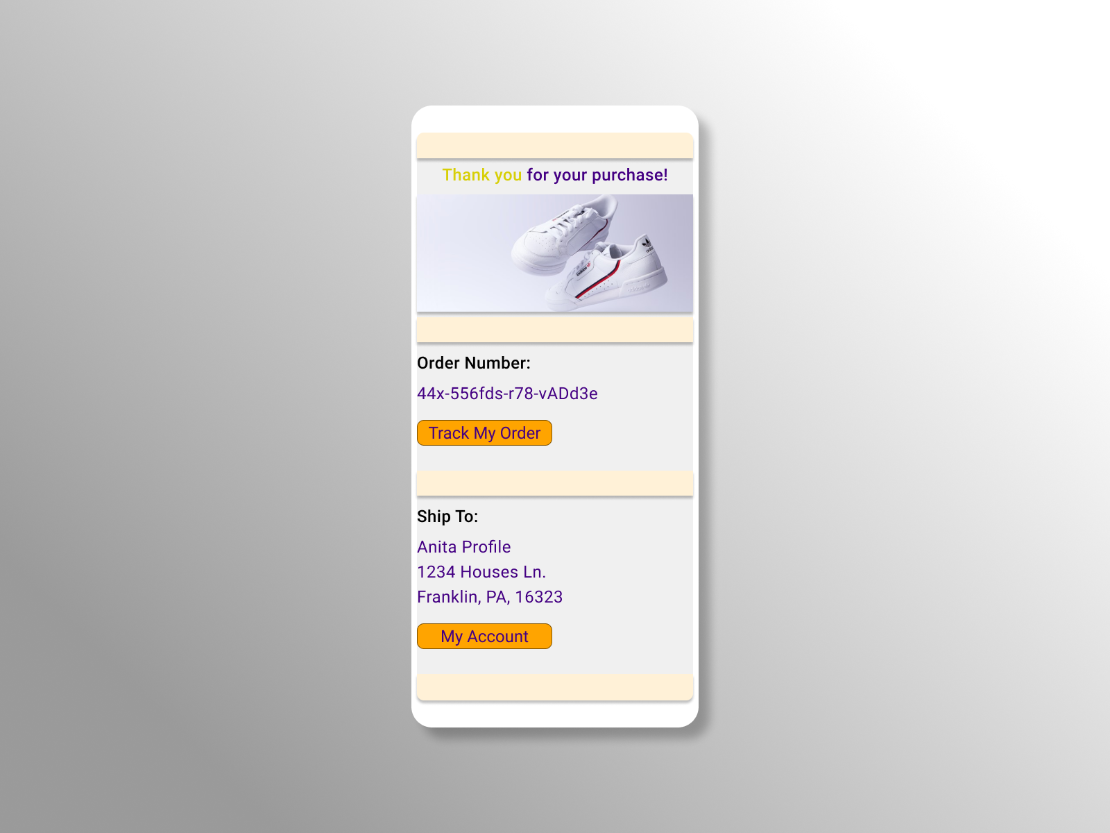 Email Receipt by Elias Michael on Dribbble