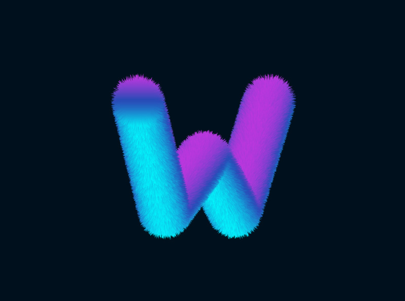 Fur Letter Logo Design by DESIGNER WAQAS GRAPHICS on Dribbble