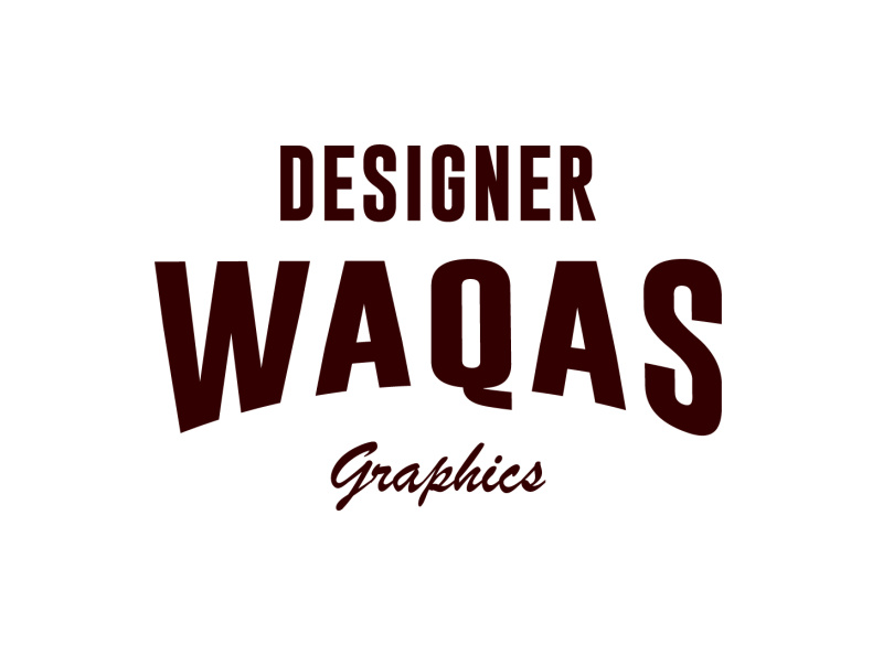 Warp Text Style by DESIGNER WAQAS GRAPHICS on Dribbble