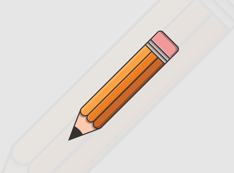 Pencil Vector Design by DESIGNER WAQAS GRAPHICS on Dribbble