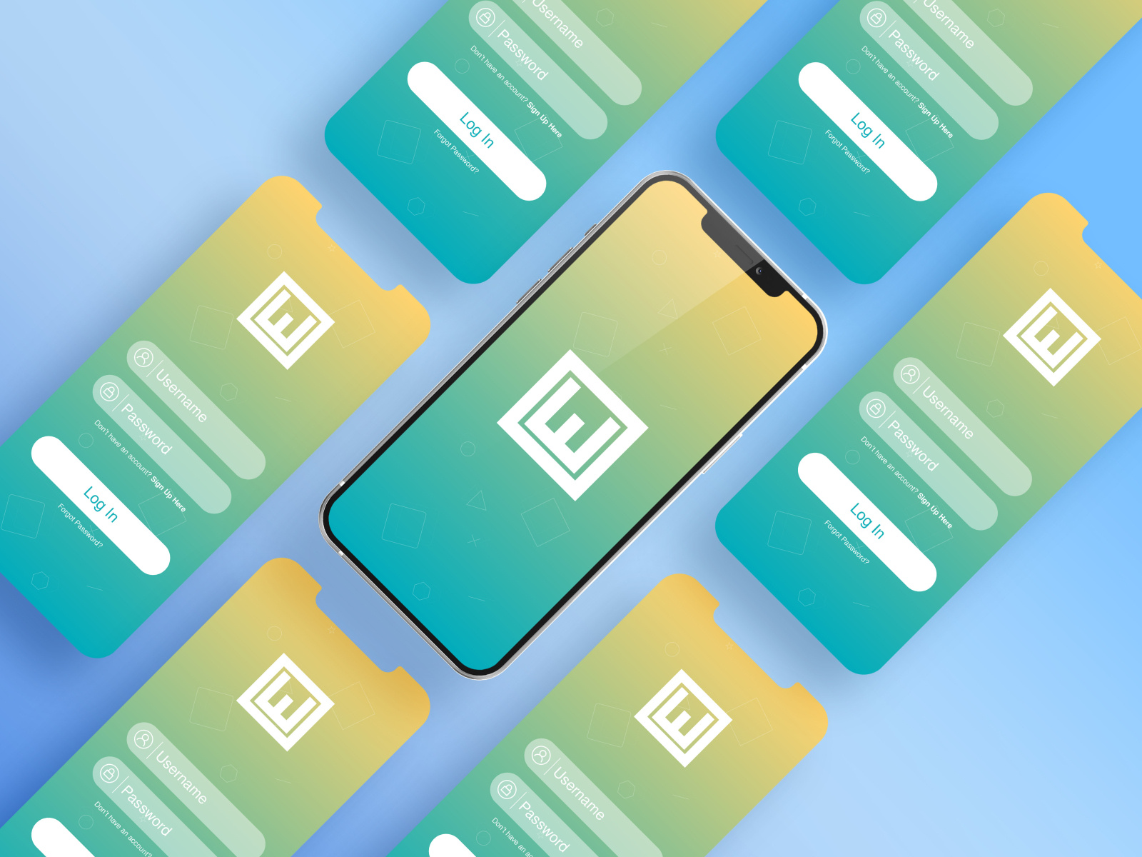 App Login Screen Design by DESIGNER WAQAS GRAPHICS on Dribbble