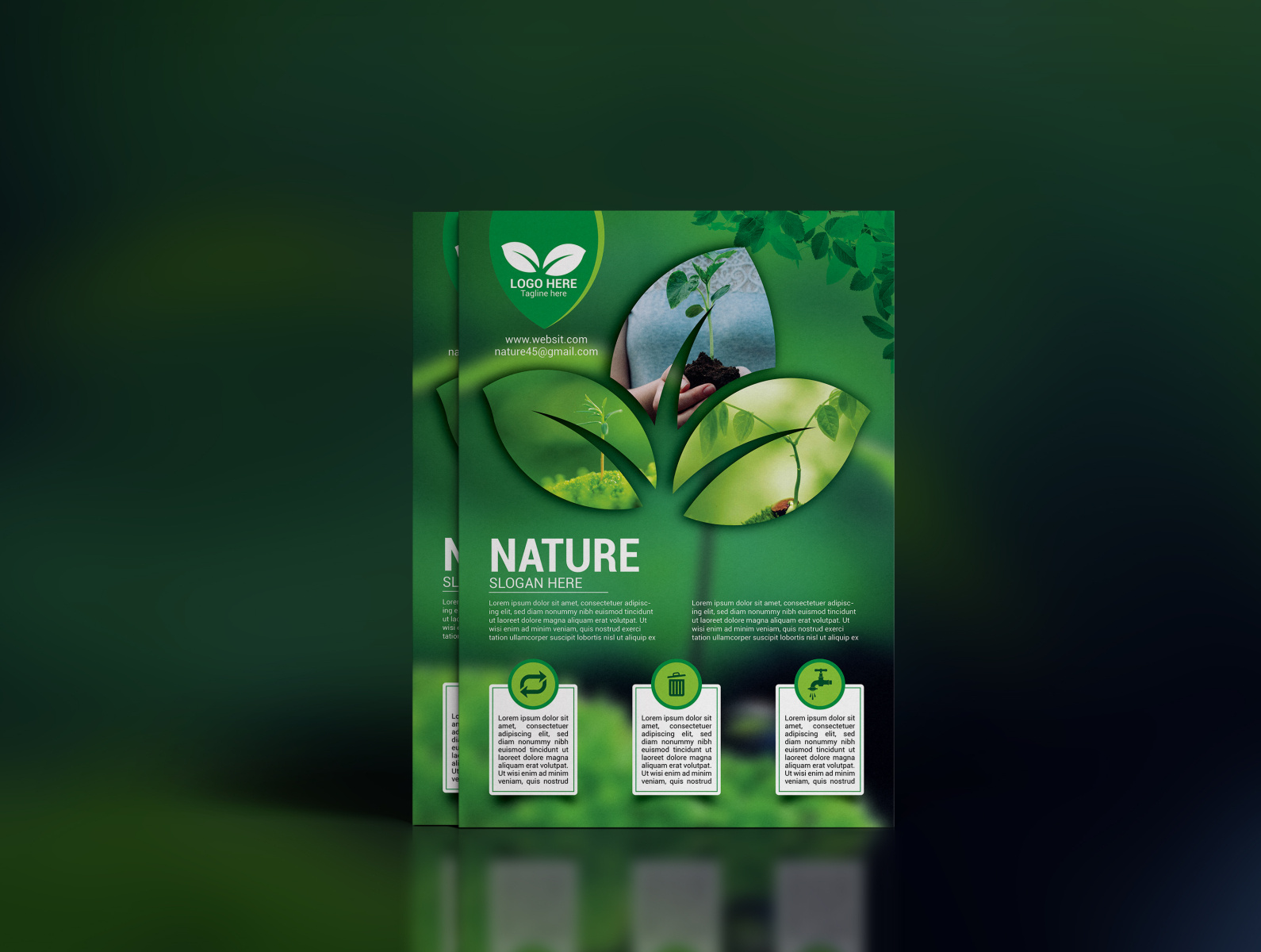 Nature Flyer Design by Md Shariful Islam on Dribbble