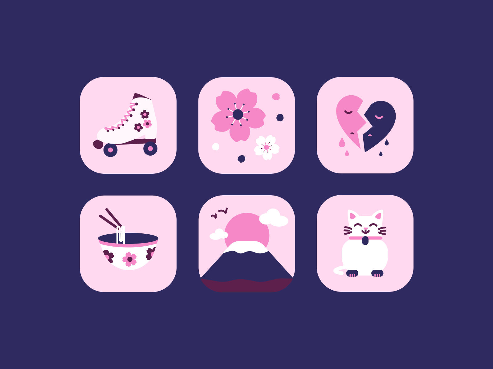 Emo Japan by Emily Cressey for Fueled on Dribbble