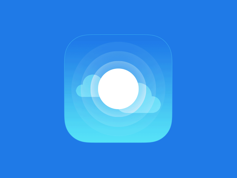 Weather (GIF) by Rudy Chidiac on Dribbble