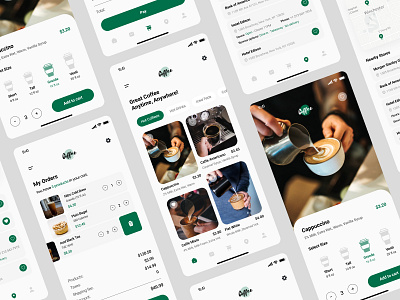 Coffee Order App by Amirhossein Rahmani for Bolddreams on Dribbble