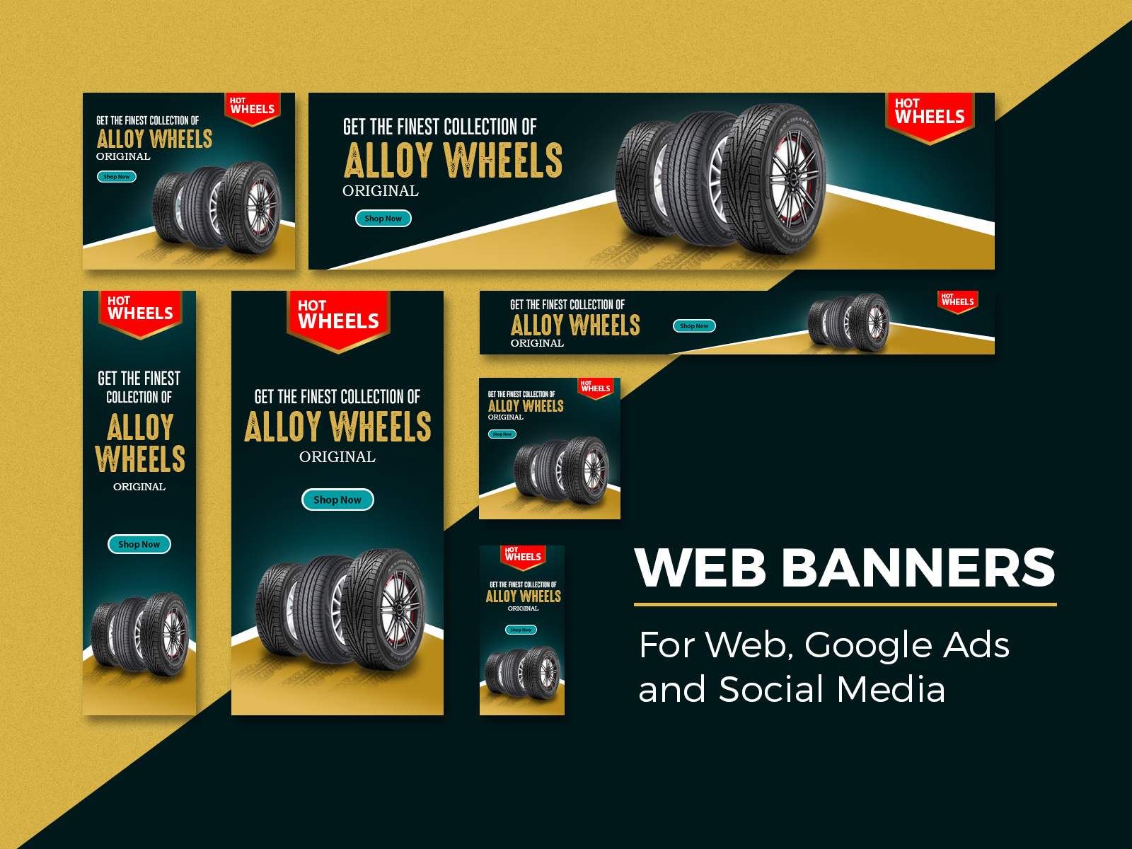 Web Banner Design by Rahim Baig on Dribbble