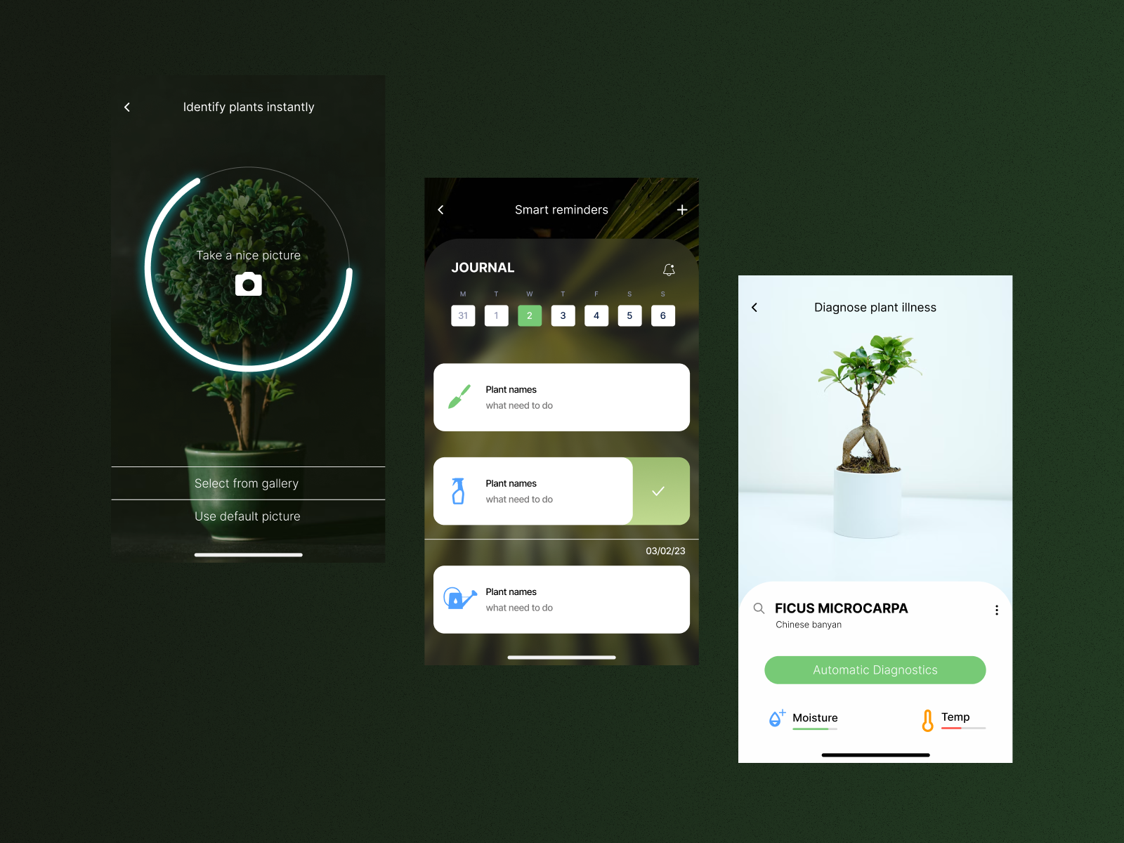 Plants App by Liza Baibak on Dribbble