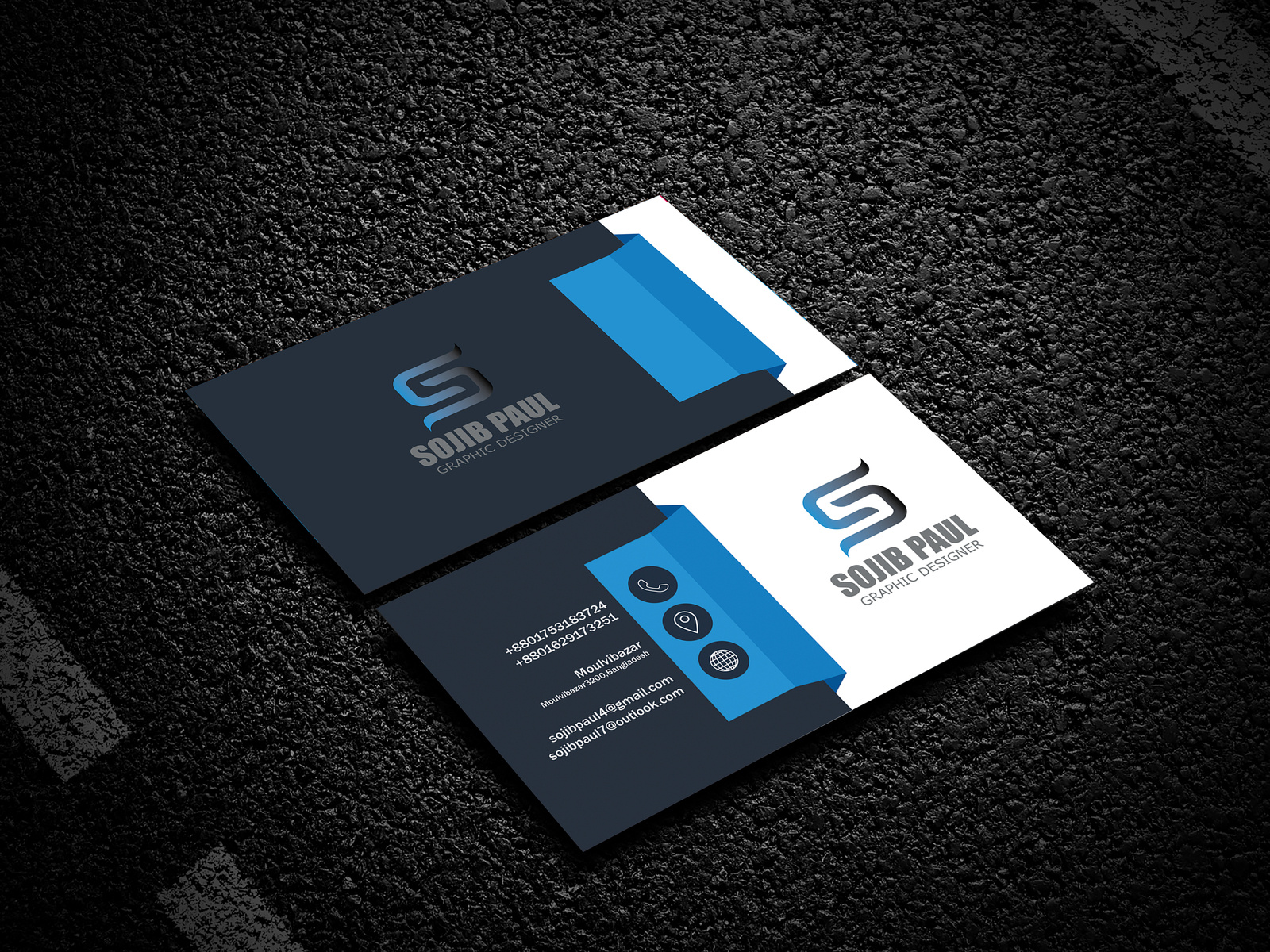 Business card by sojib paul on Dribbble
