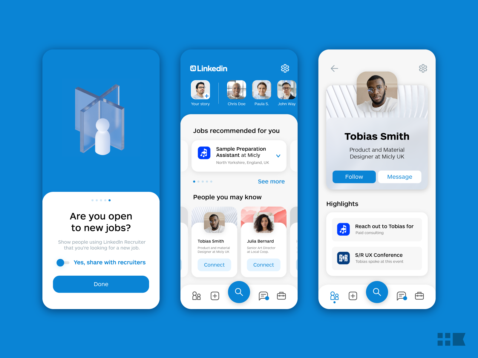 Linkedin App Redesign By Ramon Bosch On Dribbble