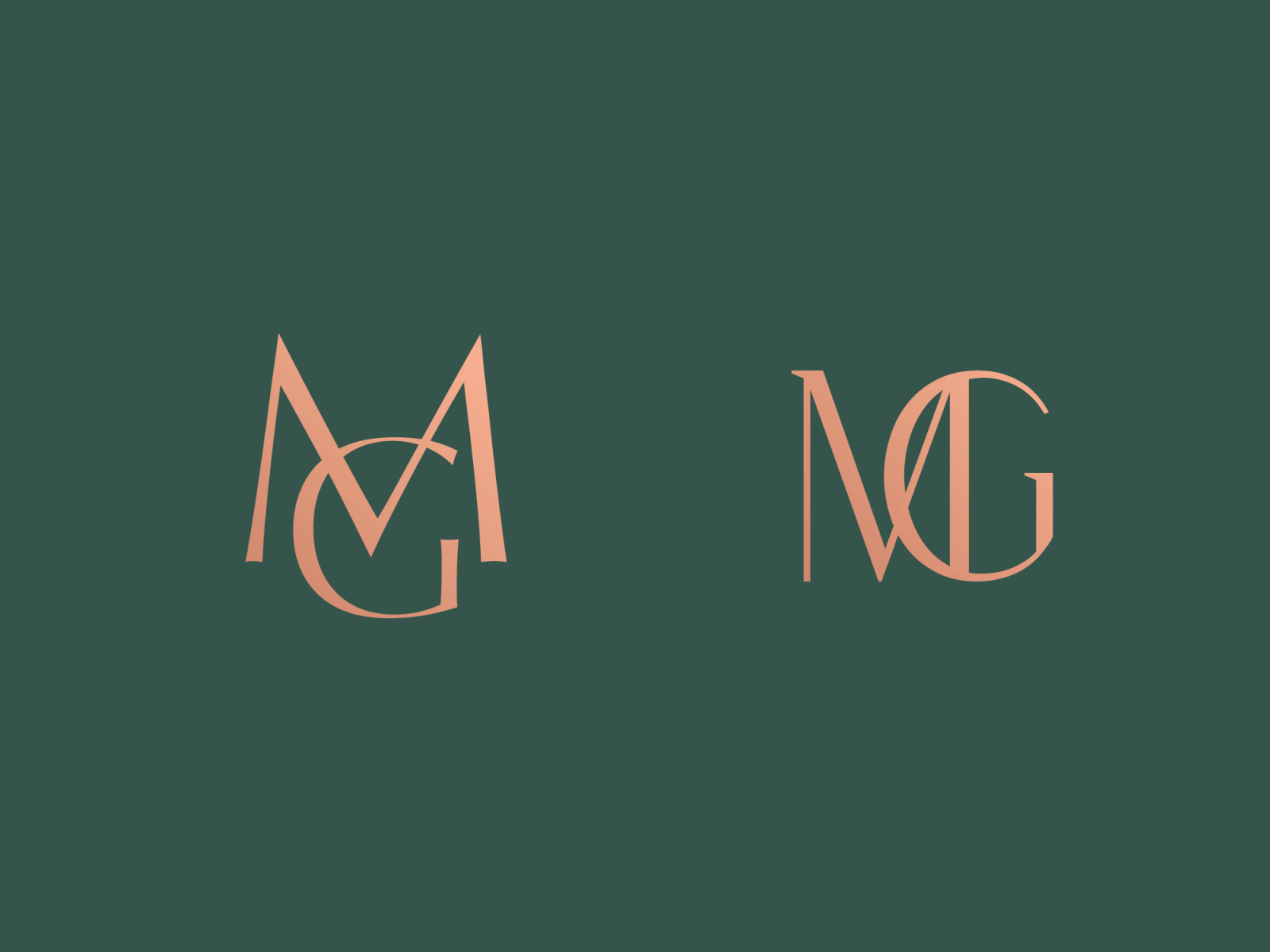 MG Monogram by Rupert Harvey on Dribbble