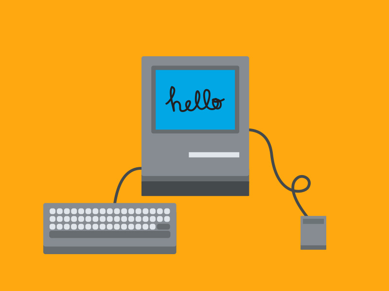 hello computer by Carolyn Figel on Dribbble
