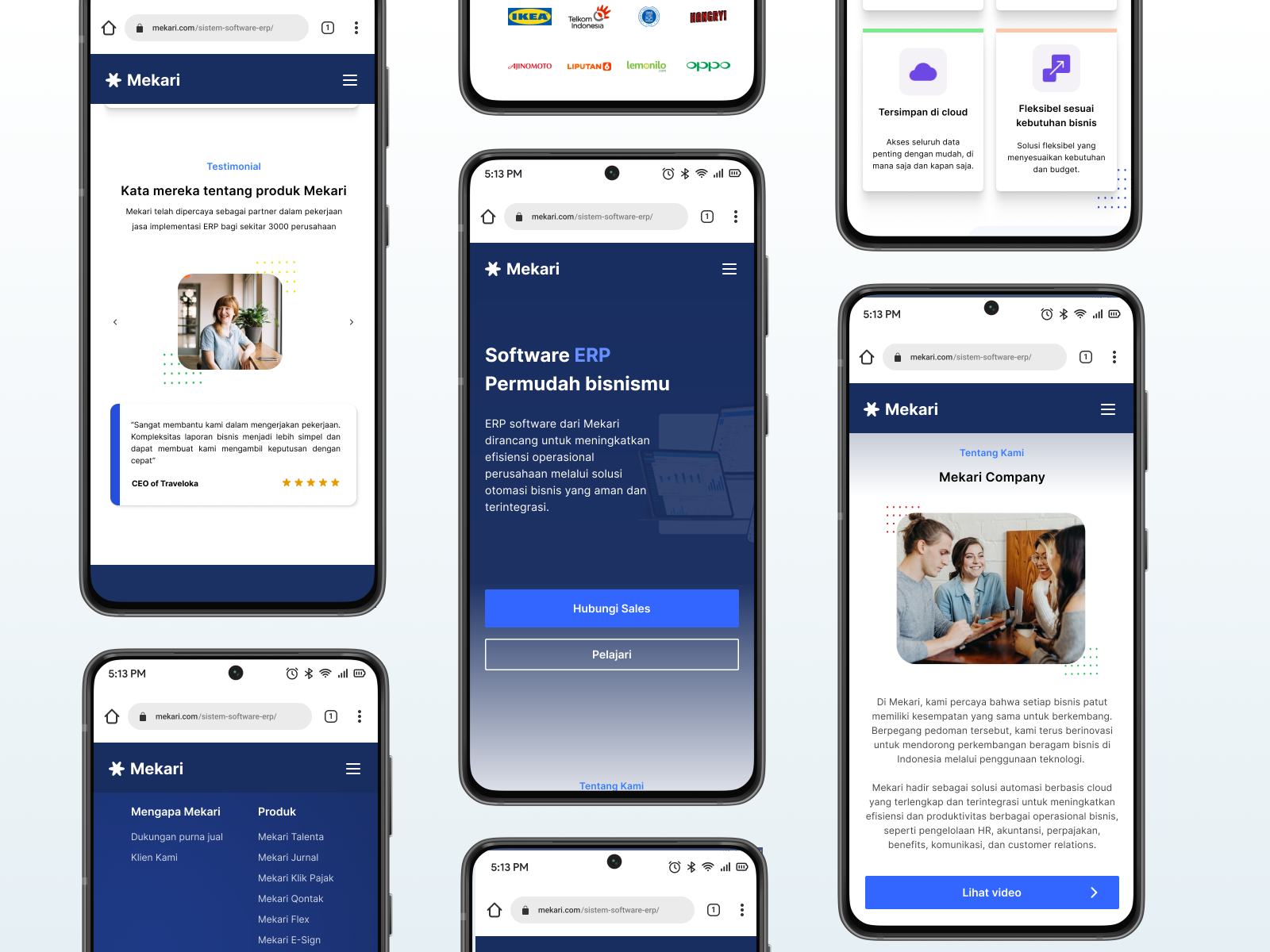 Redesign : Mekari (Software ERP Services) by Annisa Dwi Atika on Dribbble