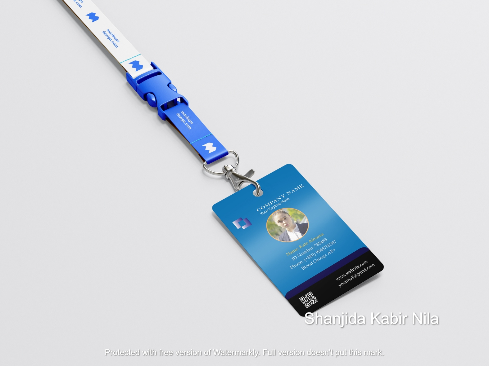 ID card by Sanjida Kabir Nila on Dribbble