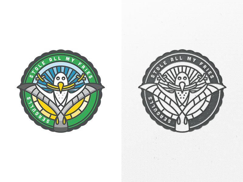 Seagull Stole My Fries by Matt Benson on Dribbble