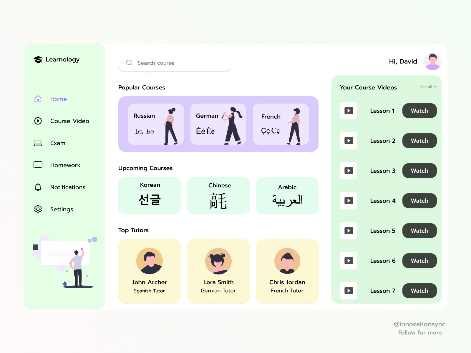 Online Learning App/ Education App by InnovationSync on Dribbble