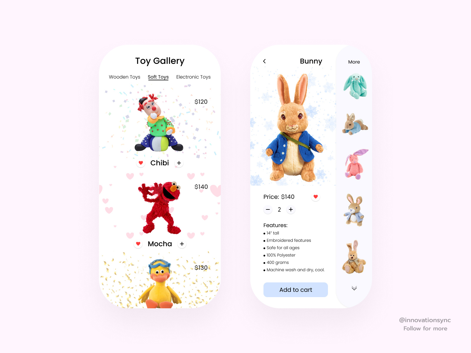 E-commerce Toys App Design by InnovationSync on Dribbble