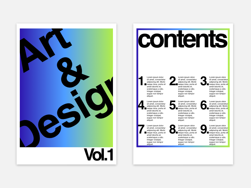 mag layout by Holly Jerman on Dribbble