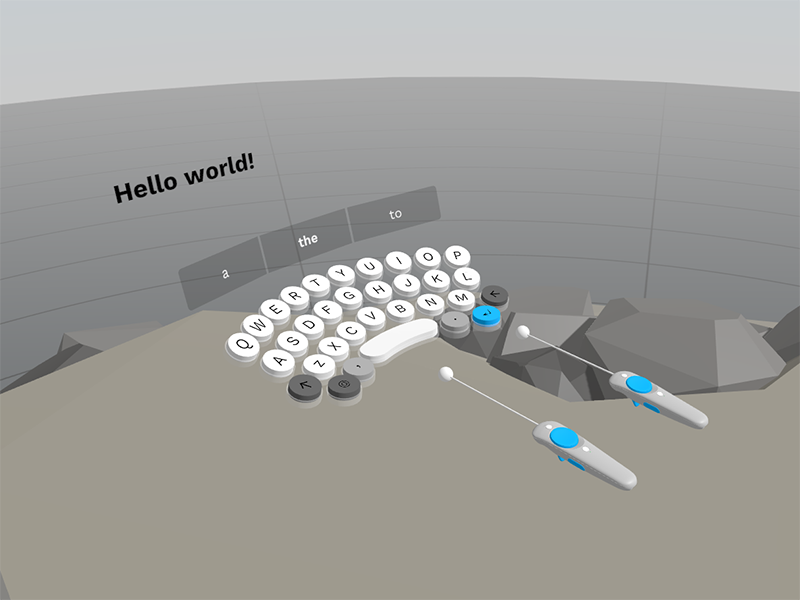 Open Source Vr Keyboard By Jonathan Ravasz On Dribbble 