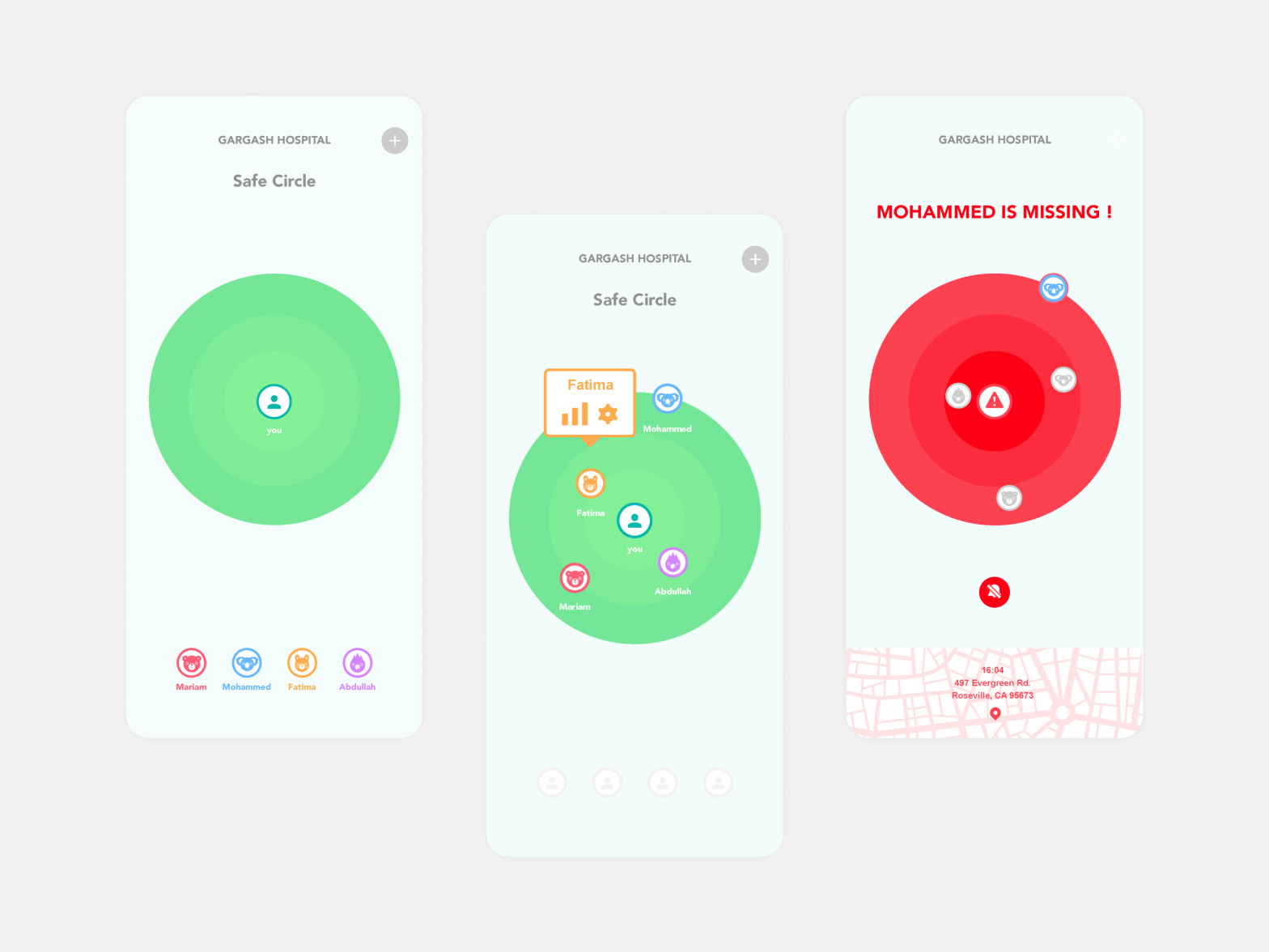 Child Tracker Mobile Application UI by Ismail Can Guleryuz on Dribbble