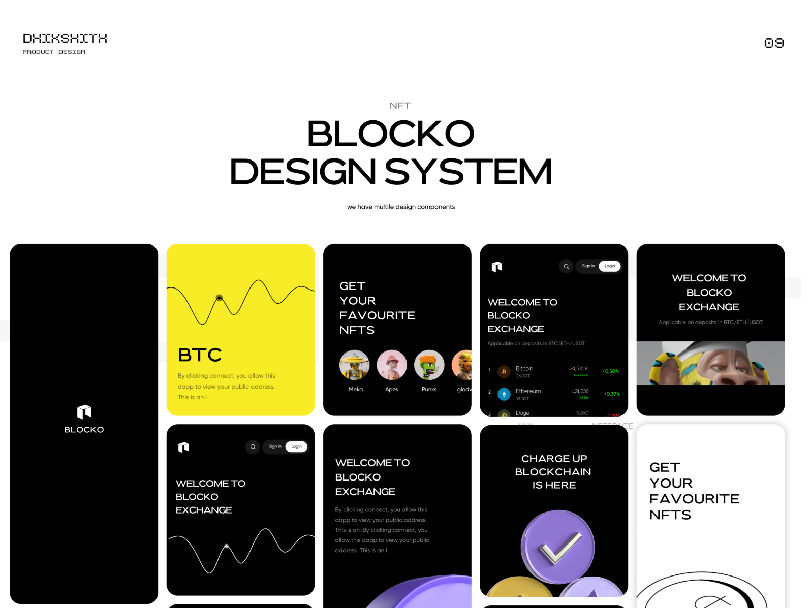 Design system by Dhikshith on Dribbble