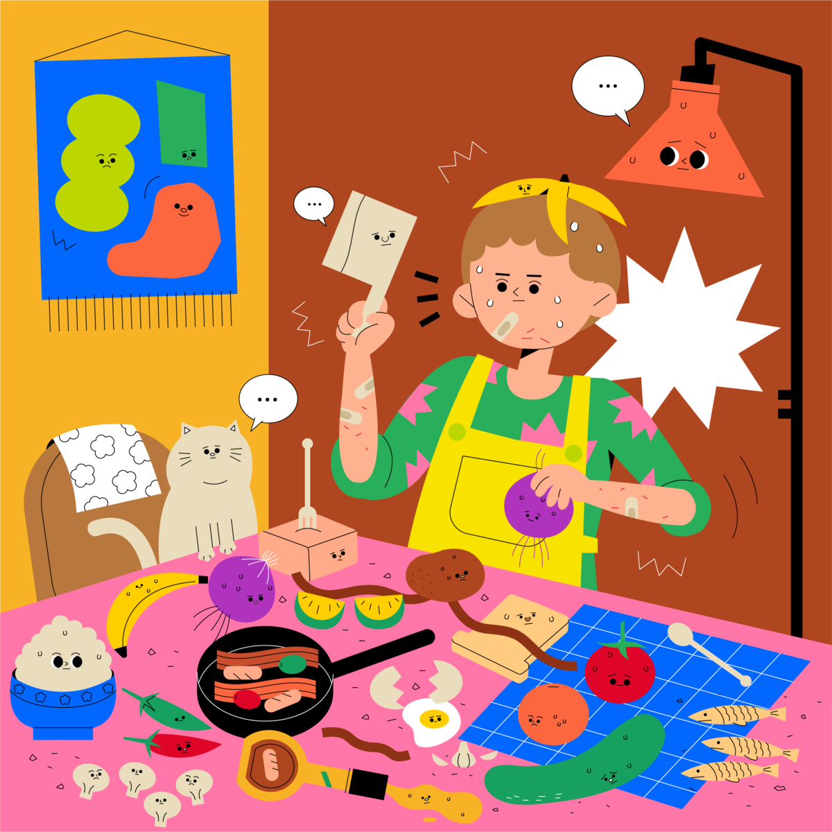 Dumb! - Mr. Mimi said :| by Lucia Pham on Dribbble