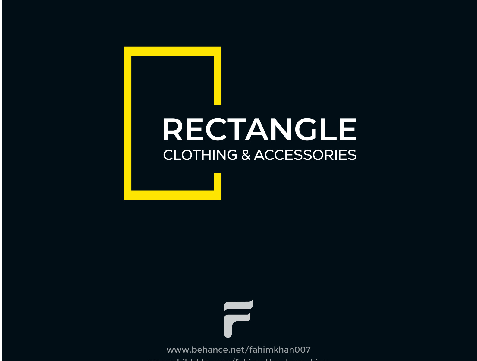 RECTANGLE Clothing Brand Logo by Fahim Islam on Dribbble