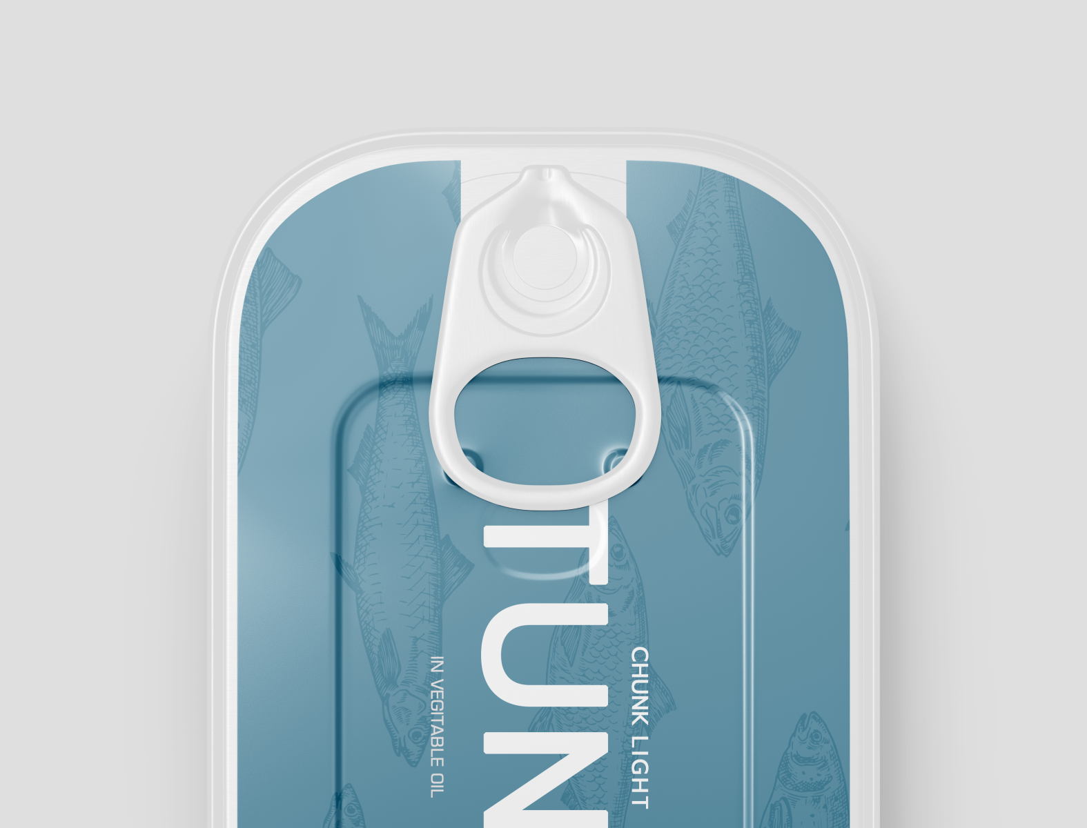 Minimal & Premium-looking Canned Fish Package Design (Top View) by ...